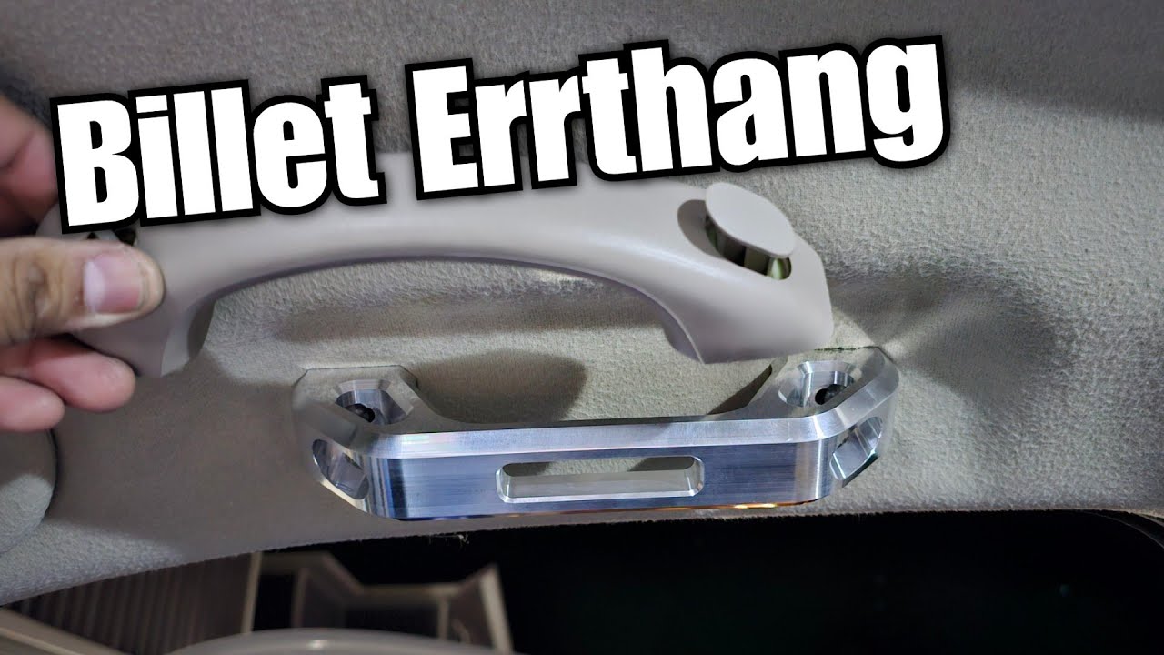 LG Billet Grab Handle install on the LBZ - YouTube