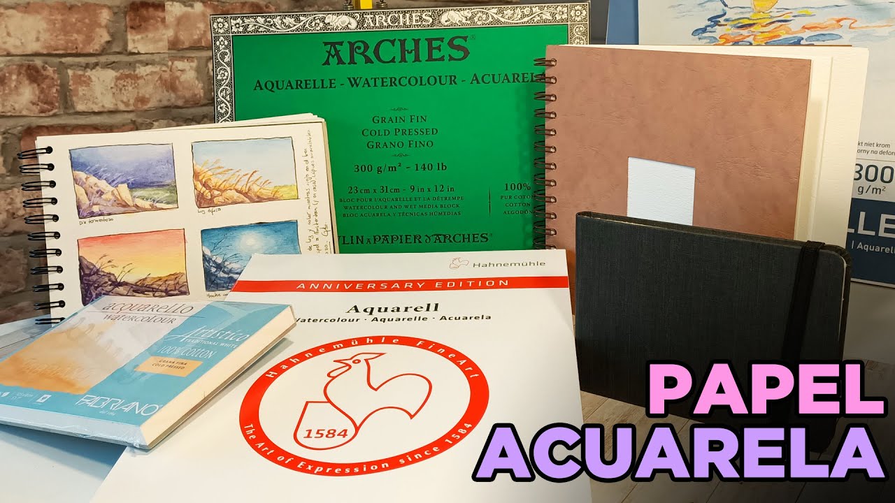 TODO sobre PAPEL ACUARELA Y cuáles usar al pintar con lápices ...