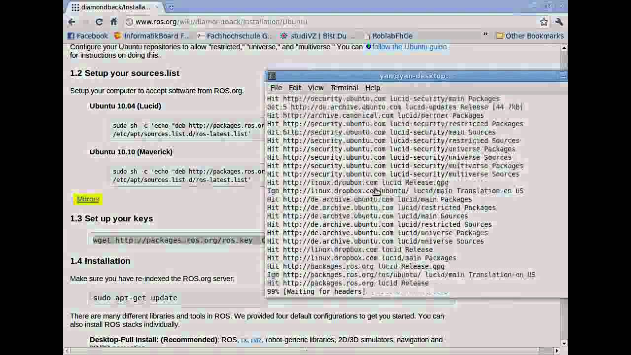 How to install ROS[ENG] - YouTube