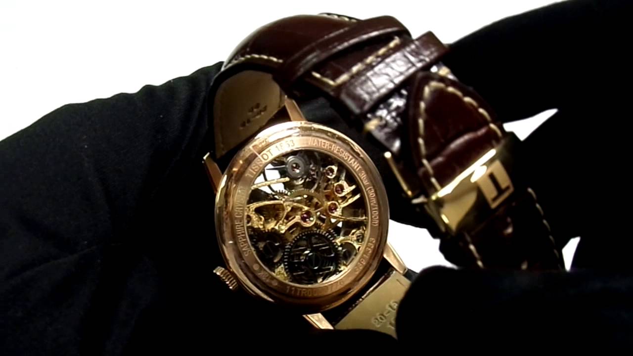 Обзор часов Tissot Sculpture Line Sceleton Mechanical 6497 - YouTube