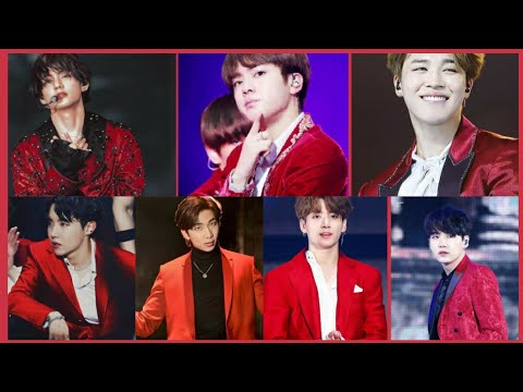 Bts in Red outfit compilation🔥💥 - YouTube