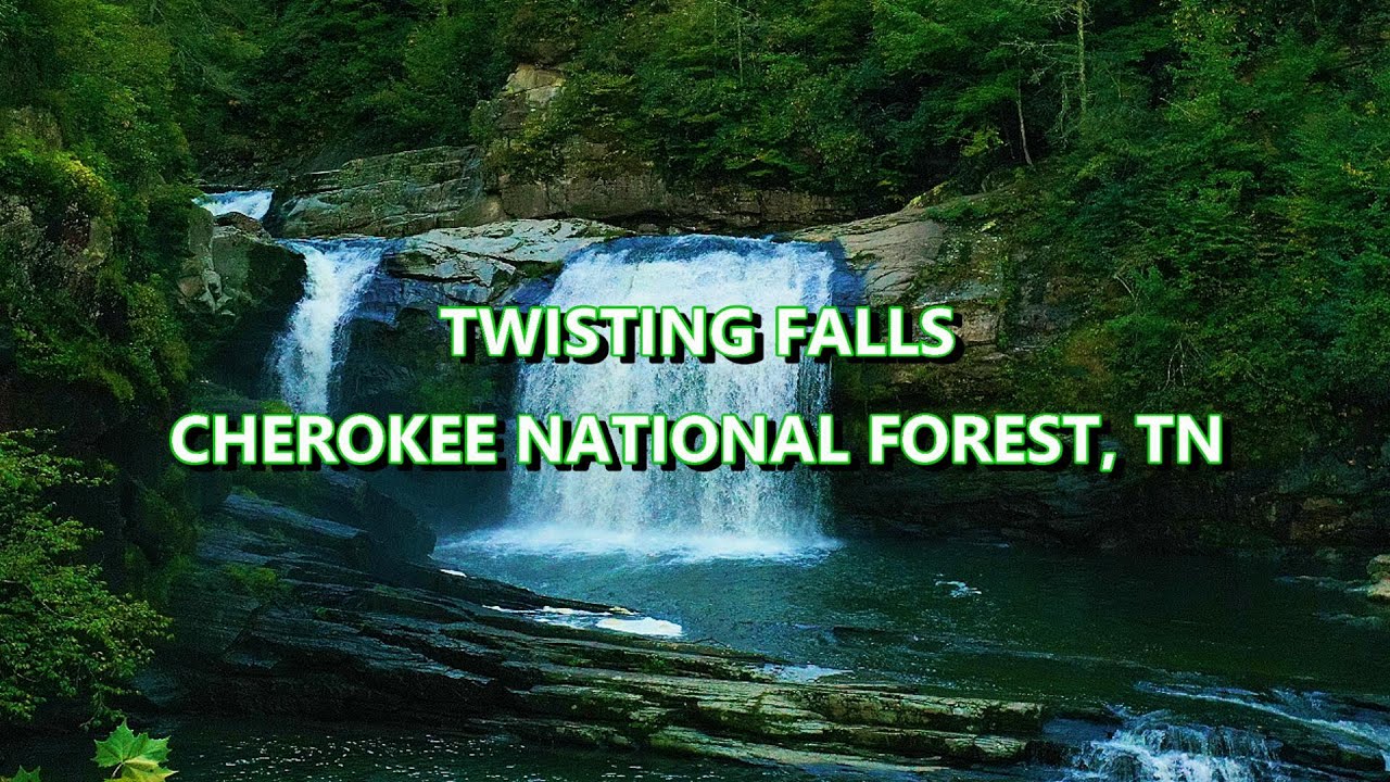 Twisting Falls - Cherokee National Forest, Tennessee // 4K - Drone ...