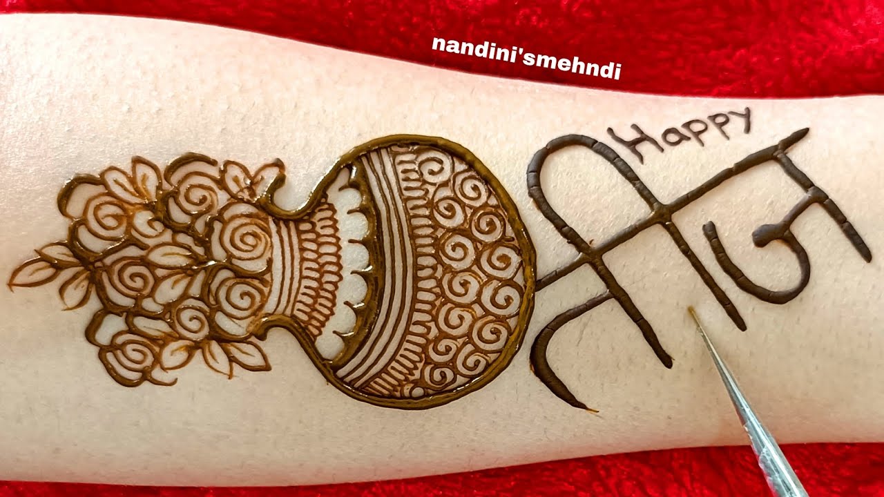 Teej 2023 Mehndi Design 😍 | Stylish mehndi front hand full | Floral ...