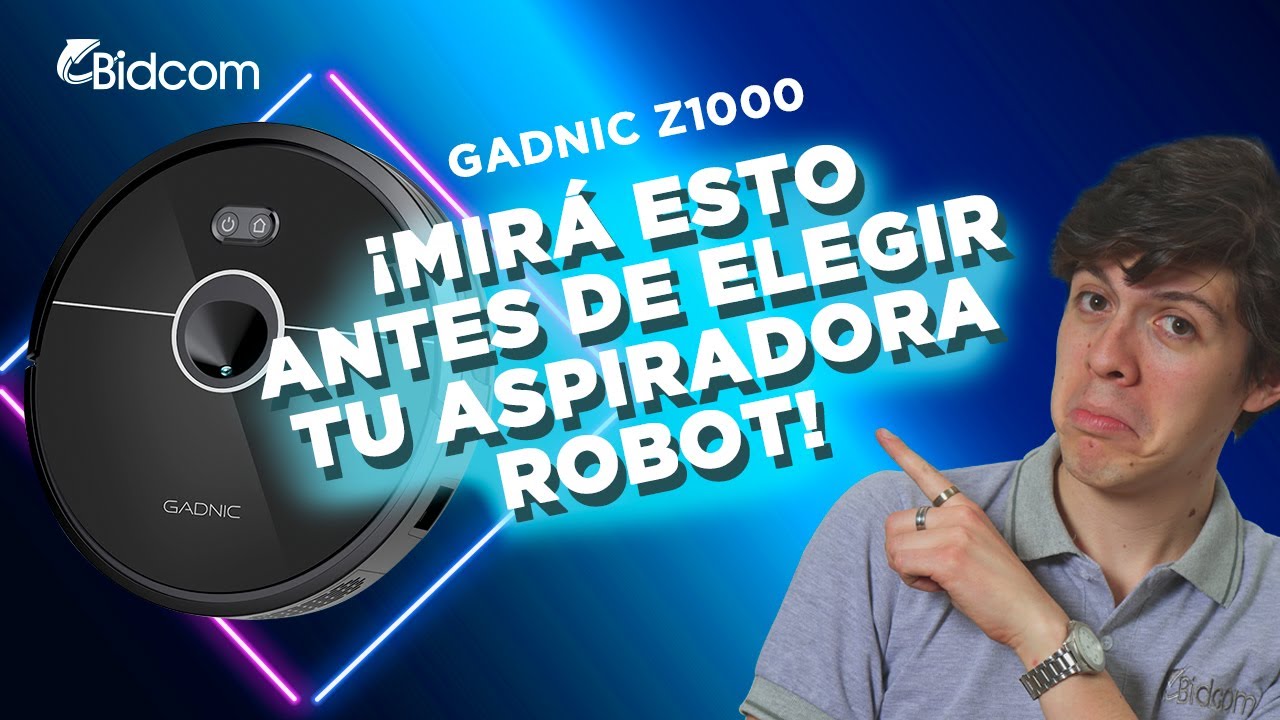 ¡Un robot que limpia tu hogar! 🤖 Aspiradora Robot Gadnic Trapeadora ...