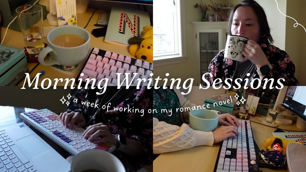 A week of morning novel writing sessions before work VLOG 🌞 changing up ...