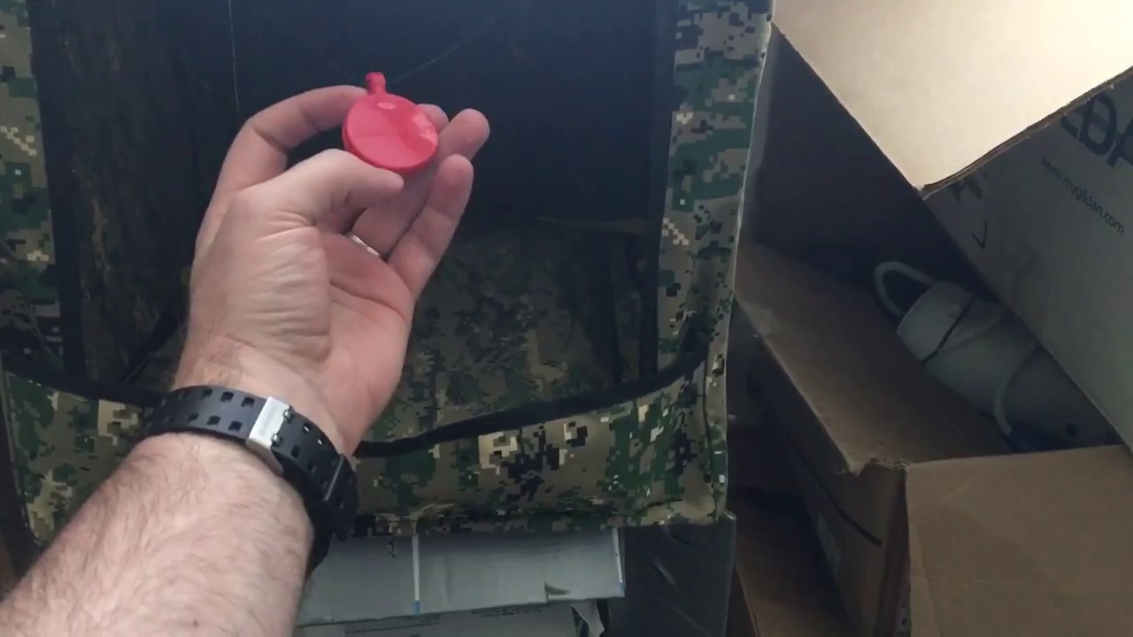 Portable catch box gift from great friends - YouTube