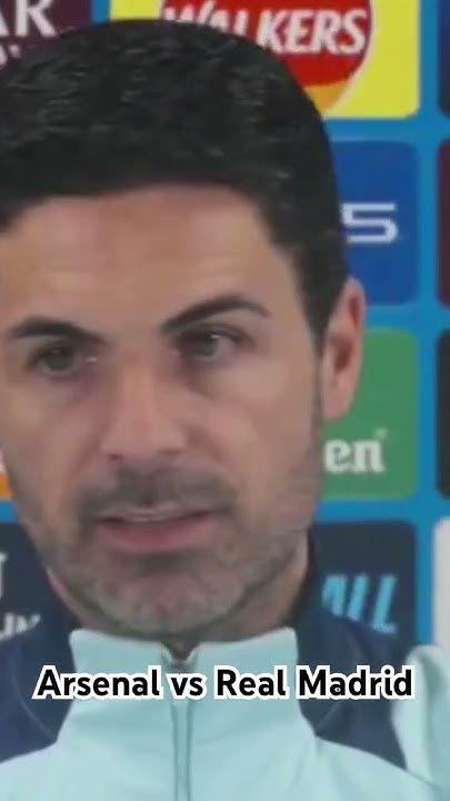 Mikel Arteta assured to beat Real Madrid #arsenalvsrealmadrid # ...