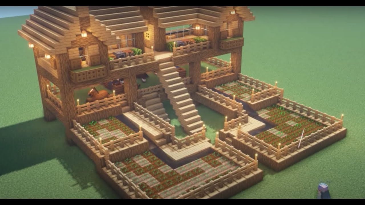 Minecraft: How To Make Oak Survival Base - YouTube