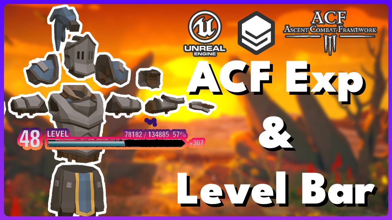 UE5 ACF: Show XP Bar & Level - YouTube