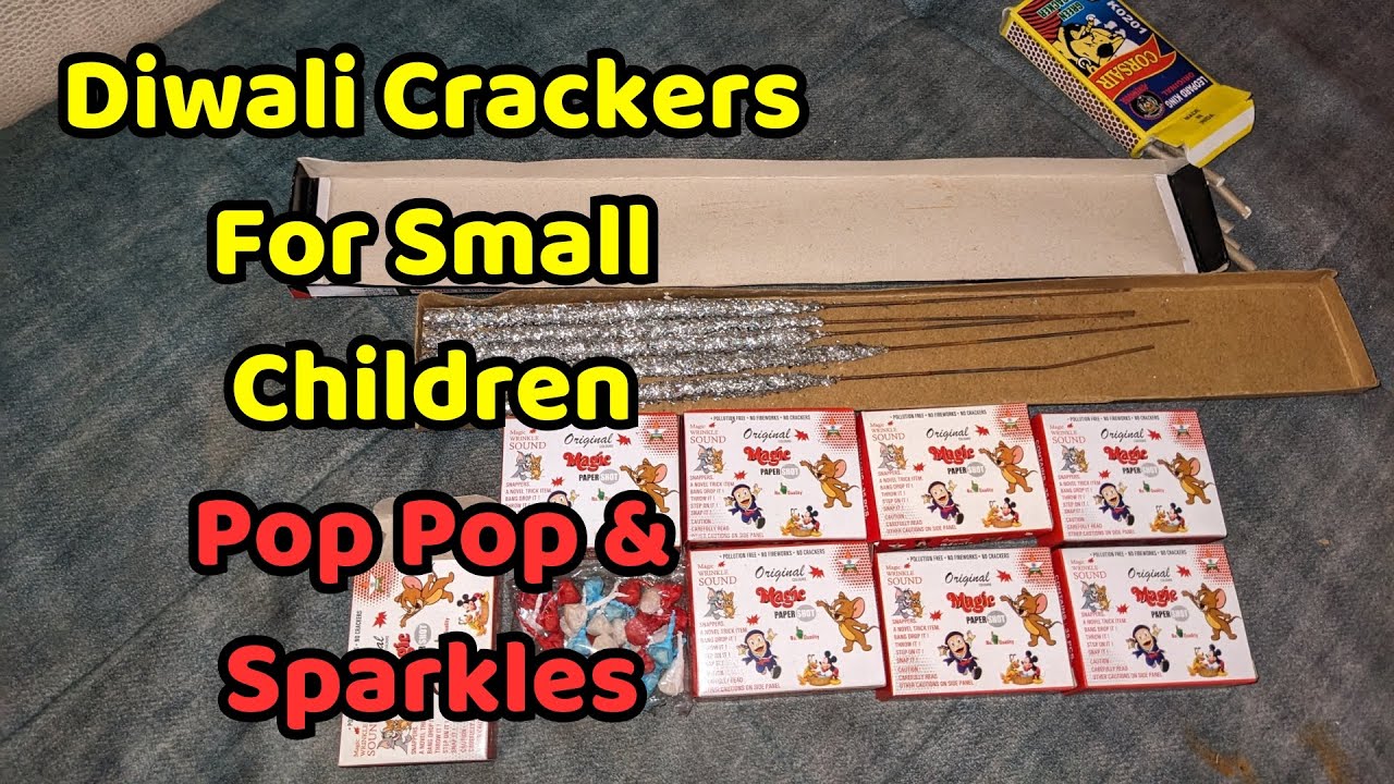 Diwali 2024: Pop Pop, Coloured Sparkles And Match Stick Pataka For Kids ...