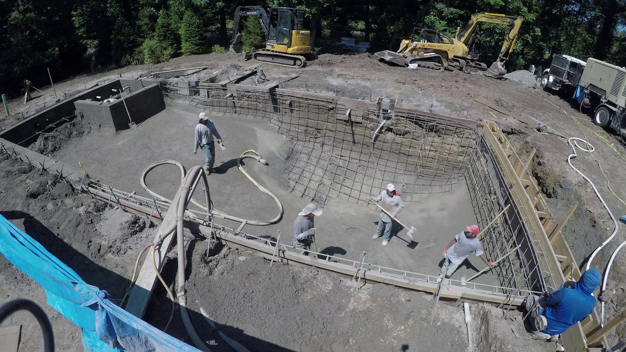 Gunite Shooting Time-Lapse - YouTube