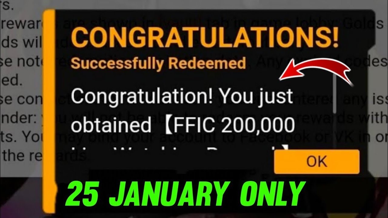 Republic day redeem code | new redeem code free fire | today redeem ...