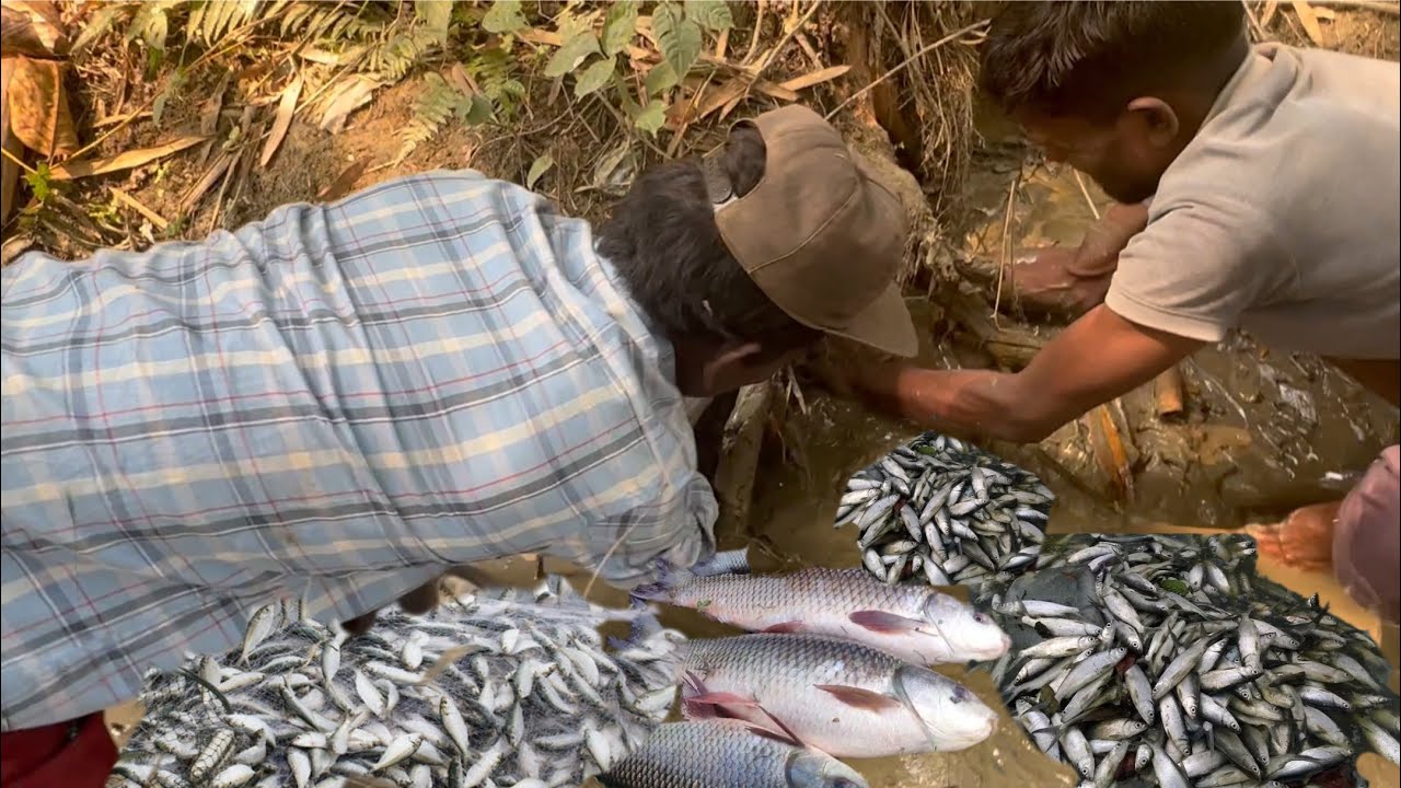 Village lifestyle day of fishing//rural fishing adventures discovering ...