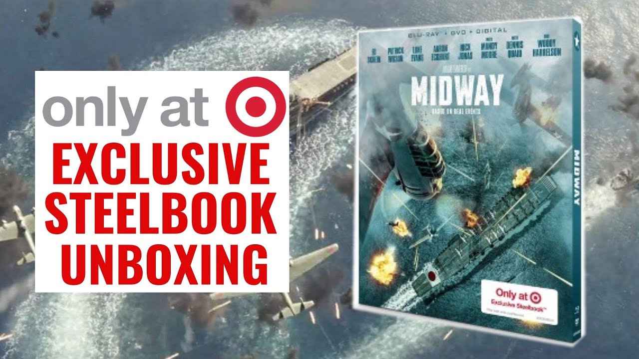Midway Target Exclusive Blu-ray Steelbook Unboxing - YouTube