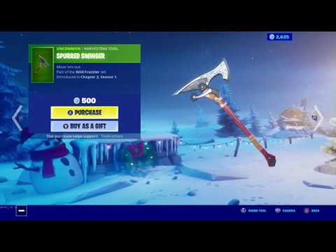 *NEW* SPURRED SWINGER & UTILITY AXE PICKAXES IN FORTNITE! (NEW PICKAXE ...