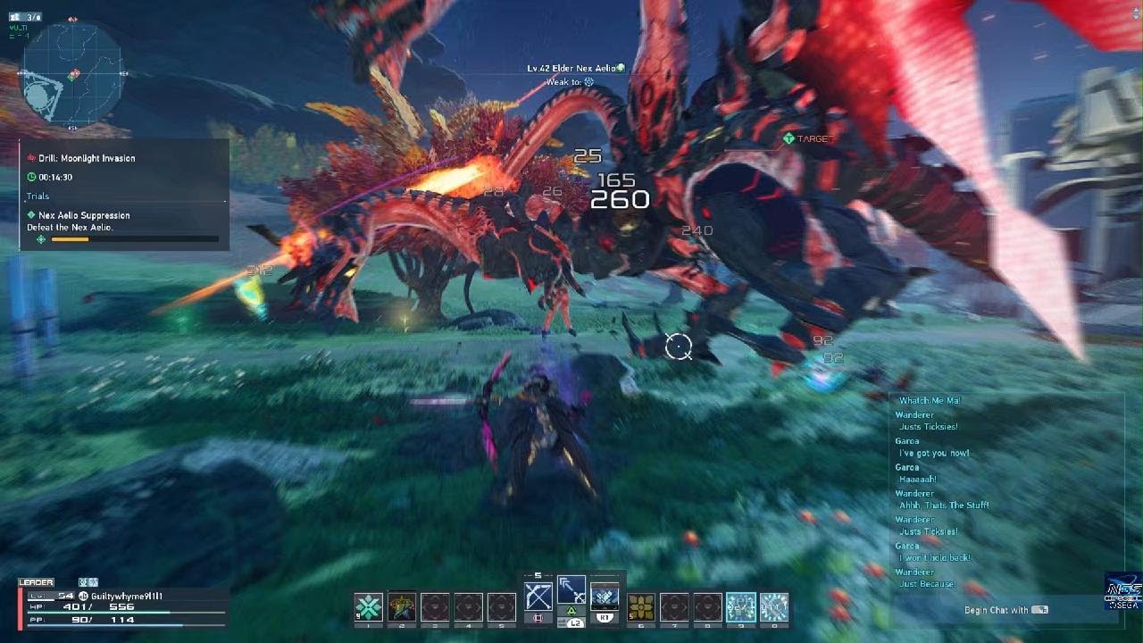 Phantasy Star Online 2 New Genesis_Dragon fight - YouTube