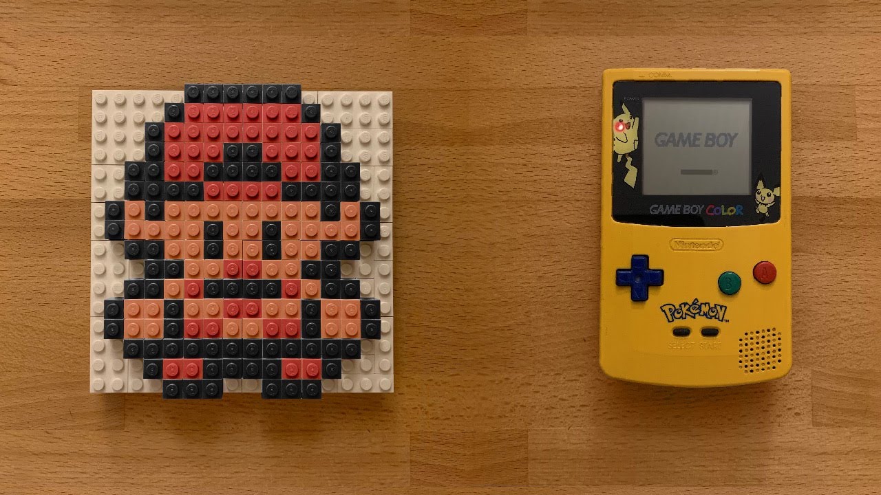 A Pokémon Pixel Art Lego Adventure - Lego Stop Motion - YouTube