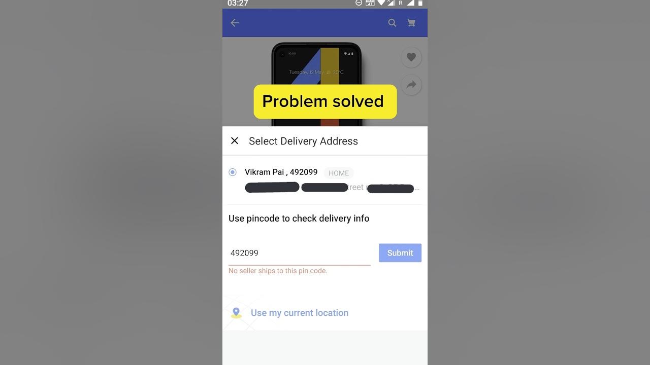 Flipkart Me "No Seller Ships to This Pin Code" Error Kaise Solve Kare ...