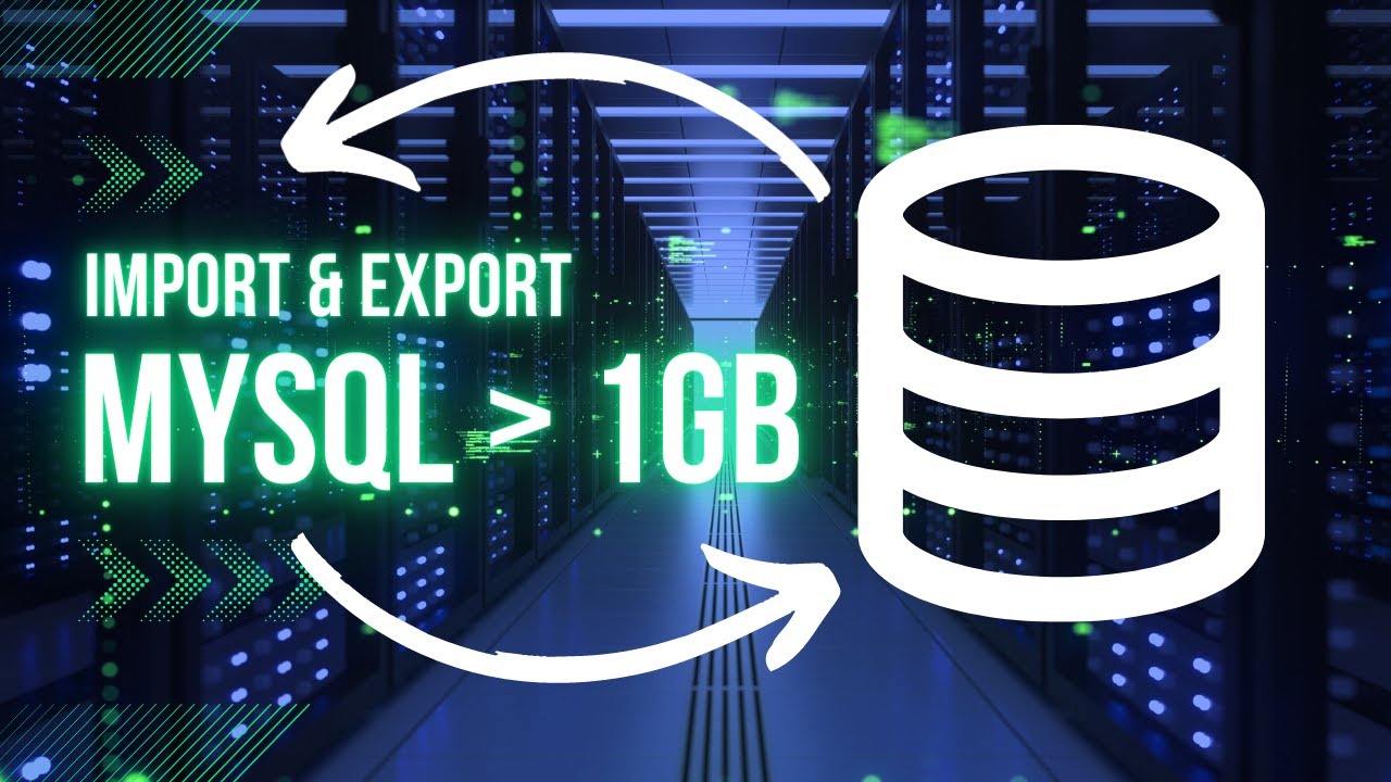 Quick Guide : Pag-import at Pag-export ng Malalaking SQL Files - YouTube