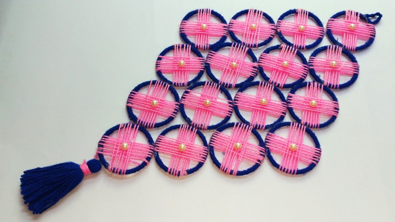 BEST OUT OF WASTE BANGELS AND WOOL CRAFT IDEA/DIY WOOLEN AND BANGELS ...