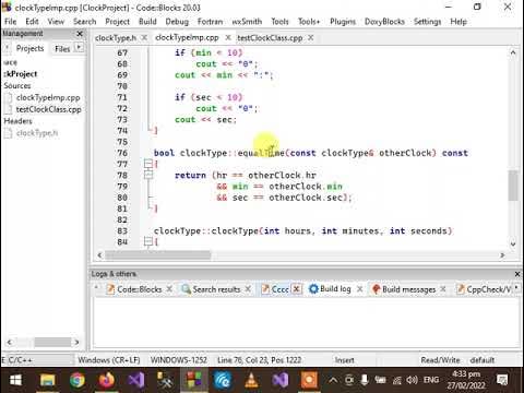 12 C++ CodeBlocks Understanding Clock class - YouTube
