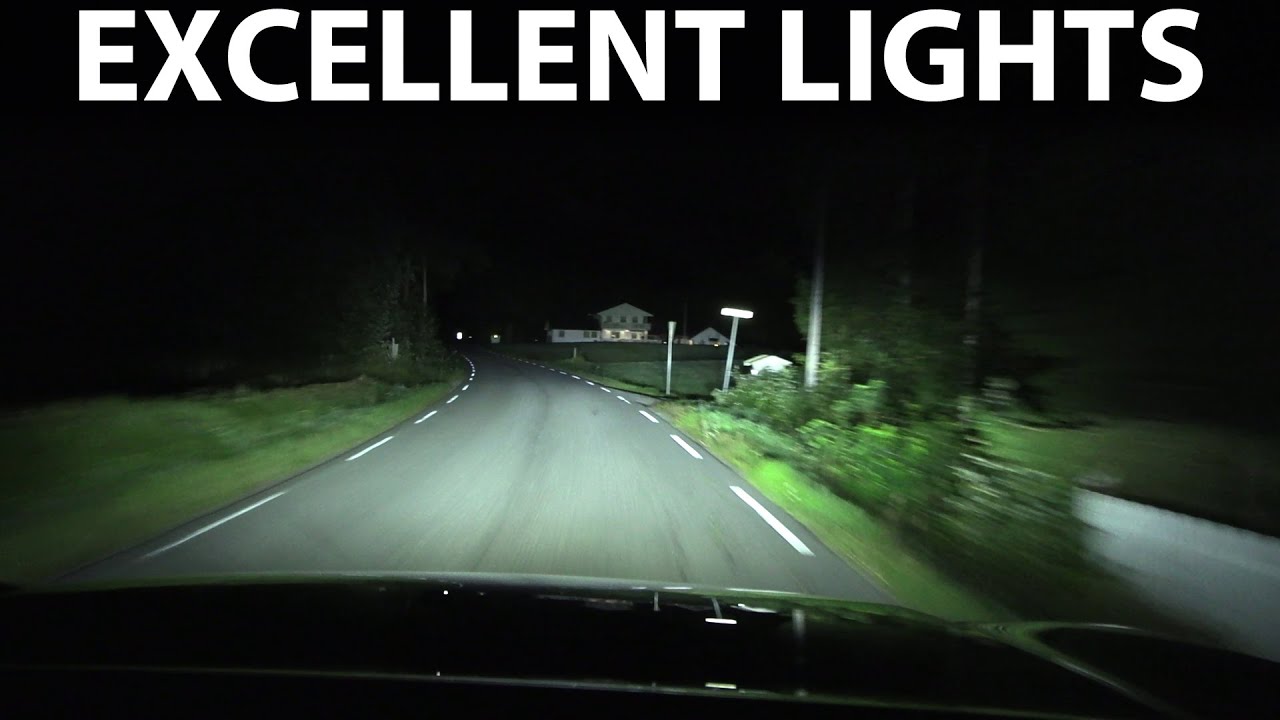Volvo EX90 Twin Ultra headlights test - YouTube