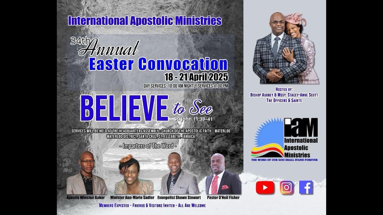 Bishop Aggrey Scott // Good Friday Day Session // Easter Convocation ...