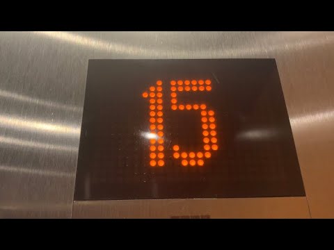 Nice 500 FPM Kone KSS 570 traction elevators @ Hyatt Centric Las Olas ...