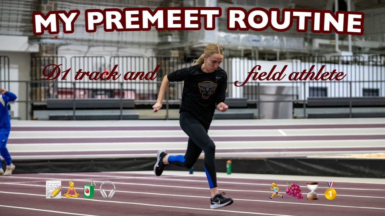 HOW I PREPARE FOR A TRACK MEET // My full premeet routine - YouTube