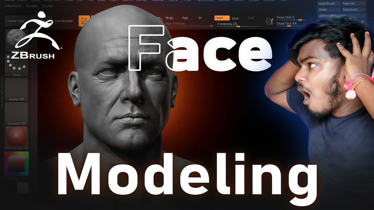 ZBrush Character Face Sculpting – My Complete Workflow!" - YouTube