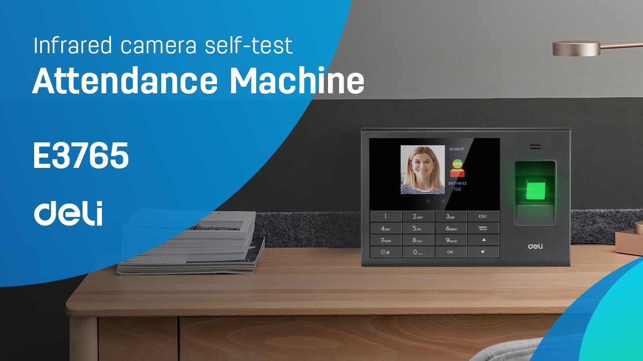 How to self-test an infrared camera | Deli Attendance Machine E3765 ...
