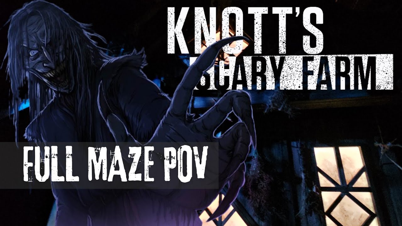 Eight Fingers Nine | Full Maze POV | Knott's Scary Farm - YouTube