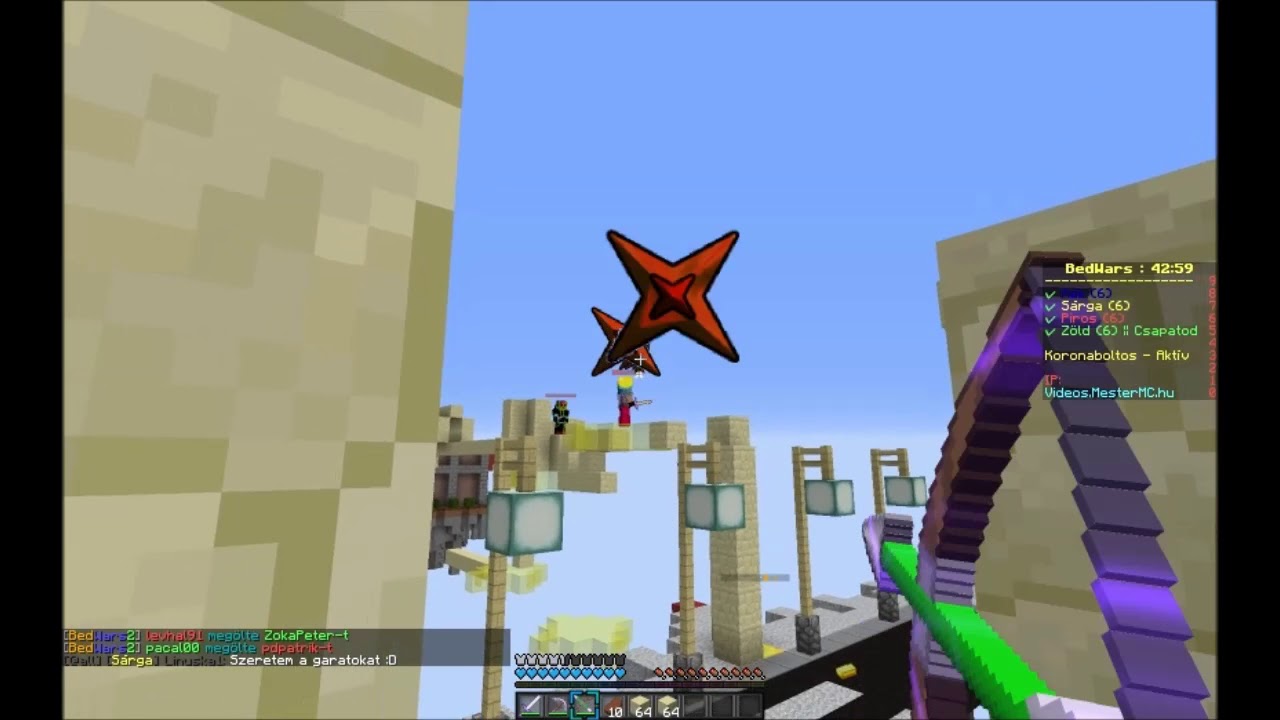 Mester.MC Bed-Wars oltások és Easy lose :D #Szereti a garatot xd ...