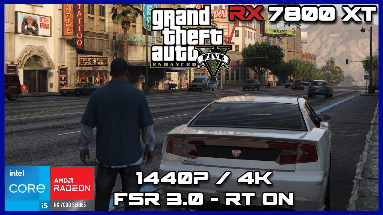 GTA 5 Enhanced PC Benchmark & Comparison | RX 7800 XT - i5 13600k - YouTube