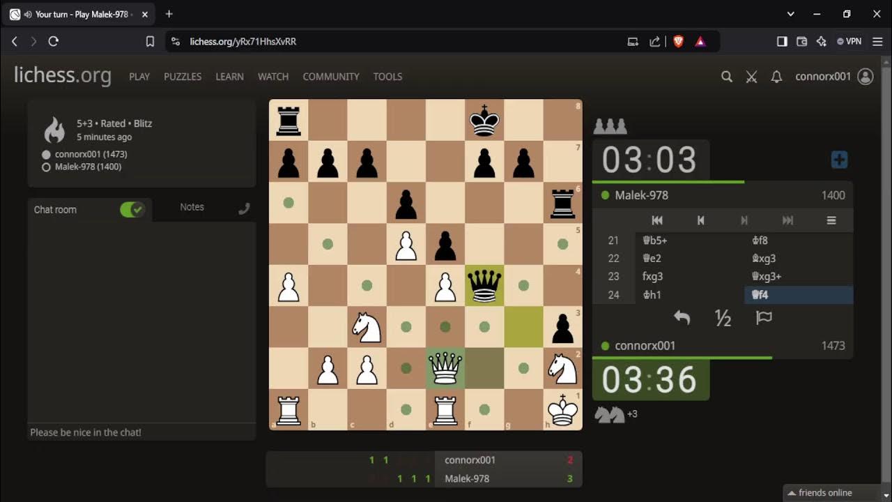 elo climbing in blitz 1400 rating already||lichess||chess live stream - YouTube