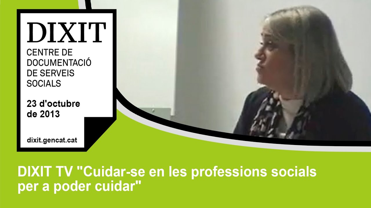 Conferència "Cuidar-se en les professions socials per a poder cuidar ...