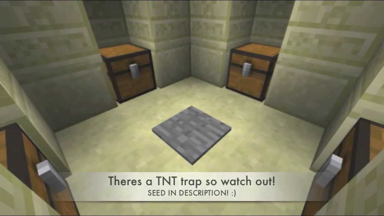 Minecraft Secret Temple Room -Survival SEED- - YouTube
