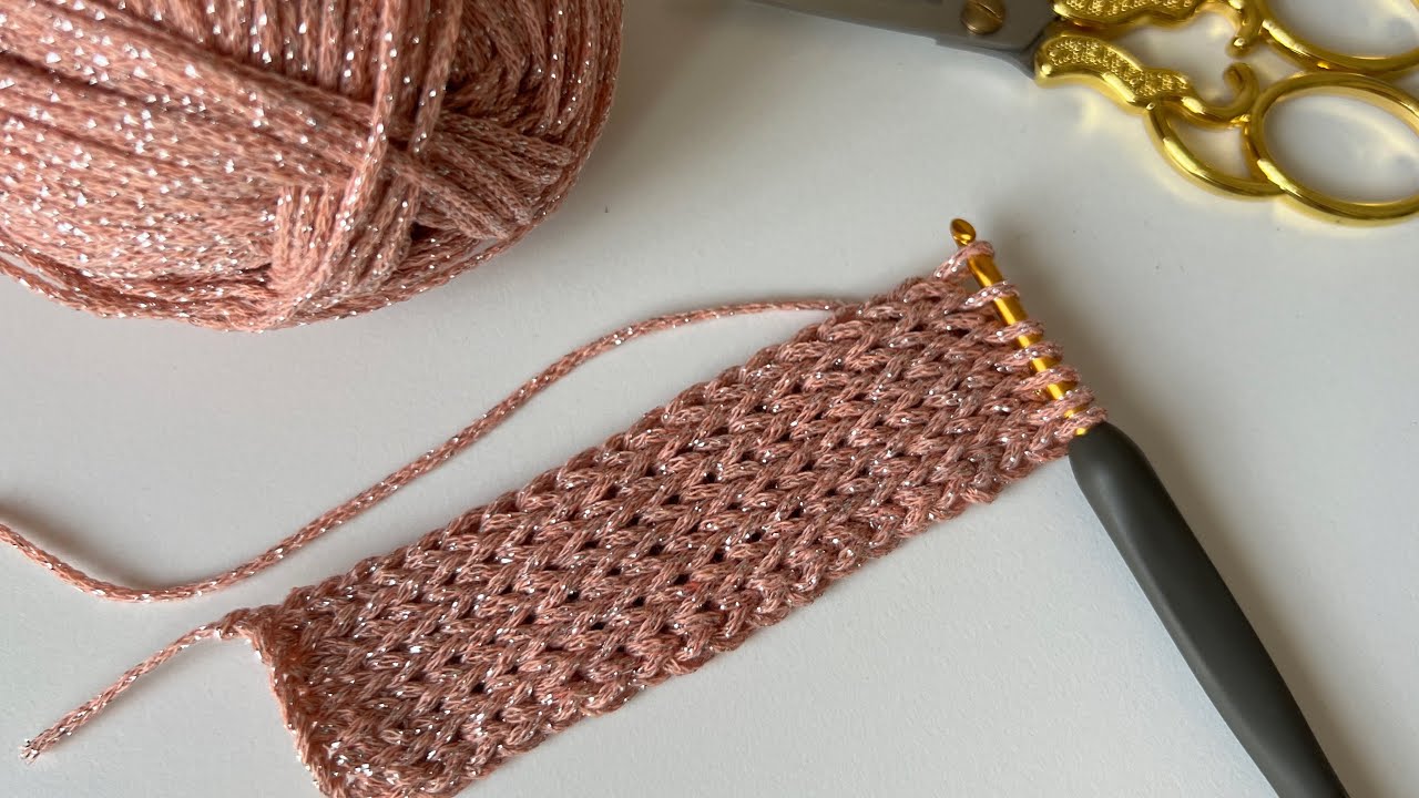 BAG HANDLE CROCHET / Easy Crochet Bag Handle Tutorial / ÖRGÜ ÇANTA SAPI ...