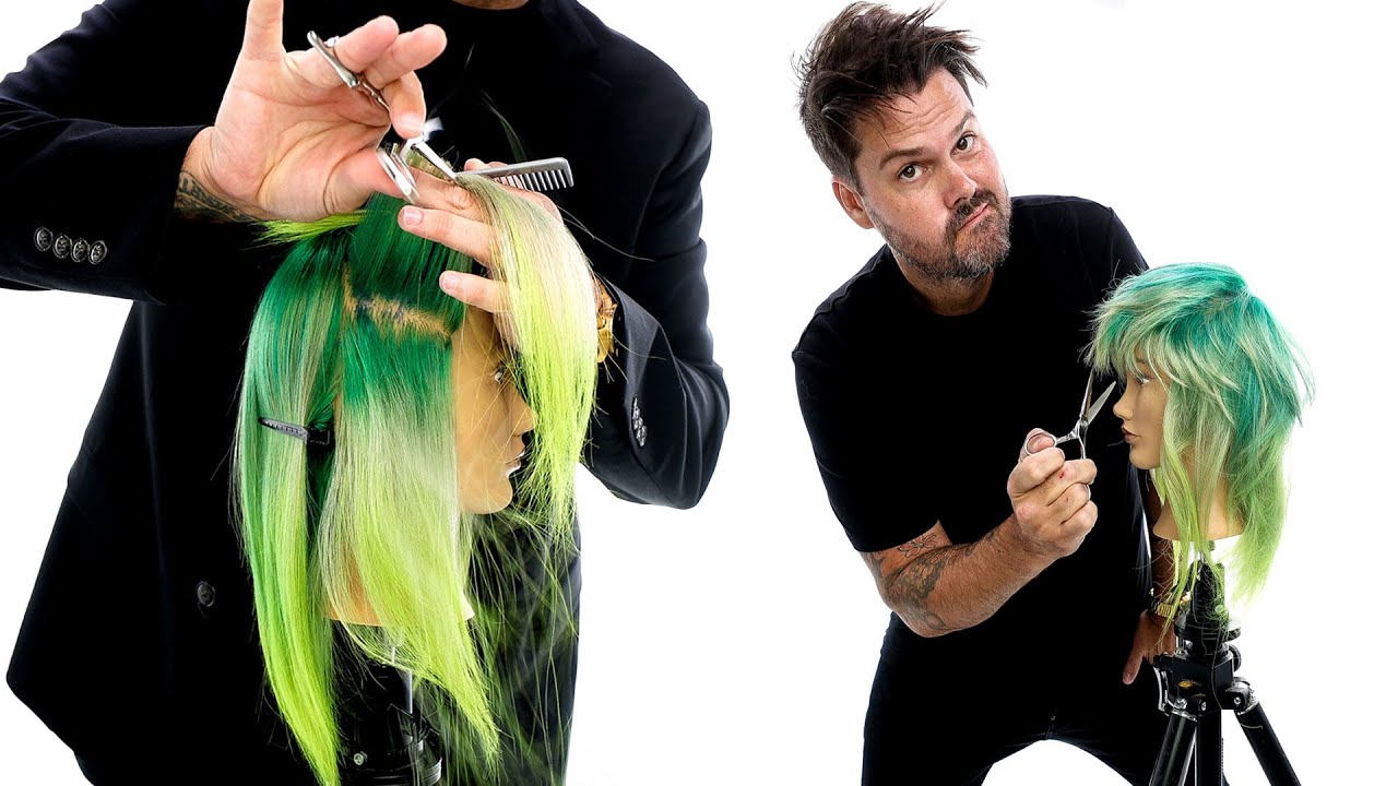 Easy Way To Cut a Woolet???? Wolf Cut + Mullet Haircut Tutorial - YouTube