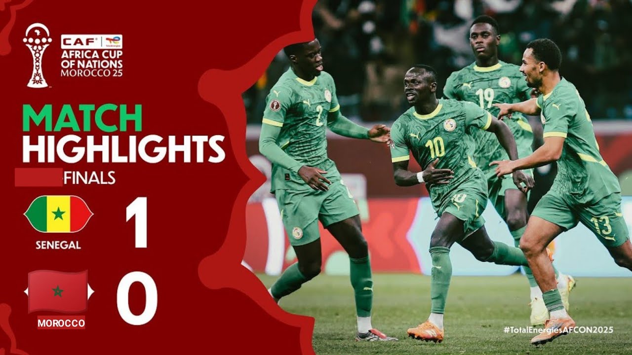 Senegal 1 - 0 Morocco Final (AFCON 2026 Match Highlights) - YouTube
