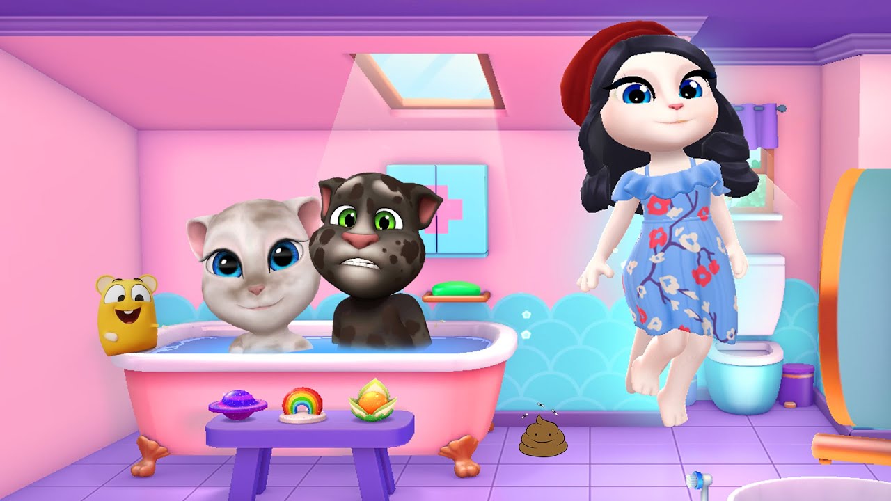 My Talking Angela 2 (New Gameplay) | Pool Talking Angela - YouTube