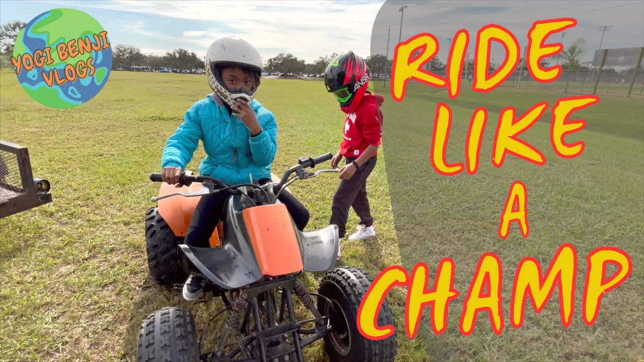 YOGI BENJI VLOGS| RIDE LIKE A CHAMPION - YouTube