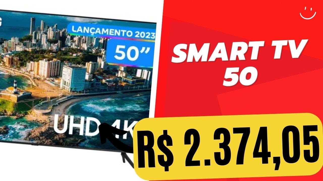 Smart TV 50” UHD 4K LED Samsung 50CU7700 - Lançamento 2023 Bluetooth ...