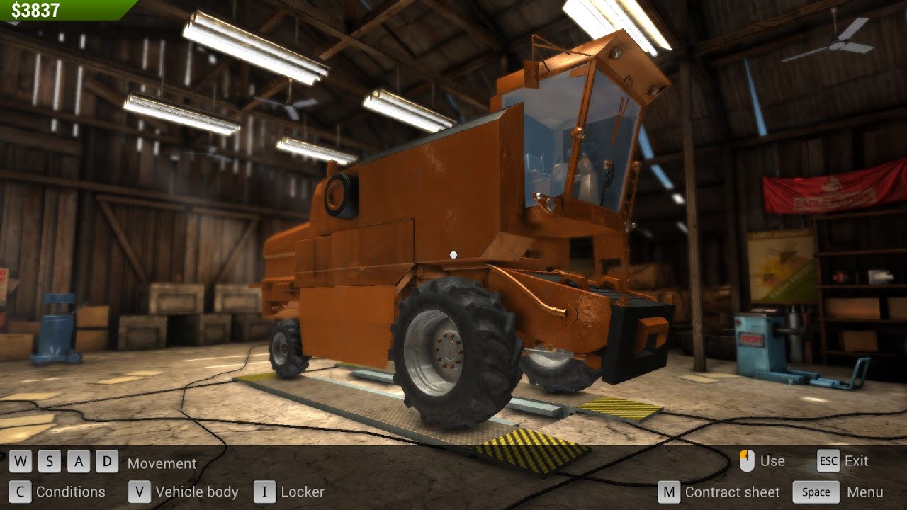 Lets play Farm Mechanic Simulator 2015, Ep 3, I fix a Combine - YouTube