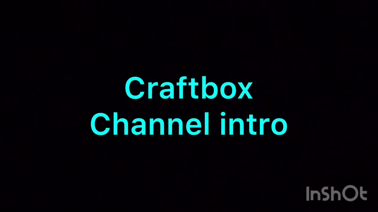 Craftbox intro - YouTube