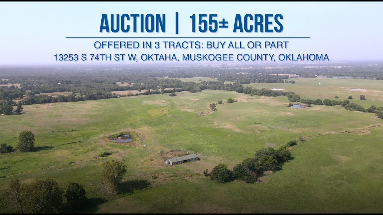 Oktaha Muskogee County Oklahoma Land For Sale Auction - YouTube