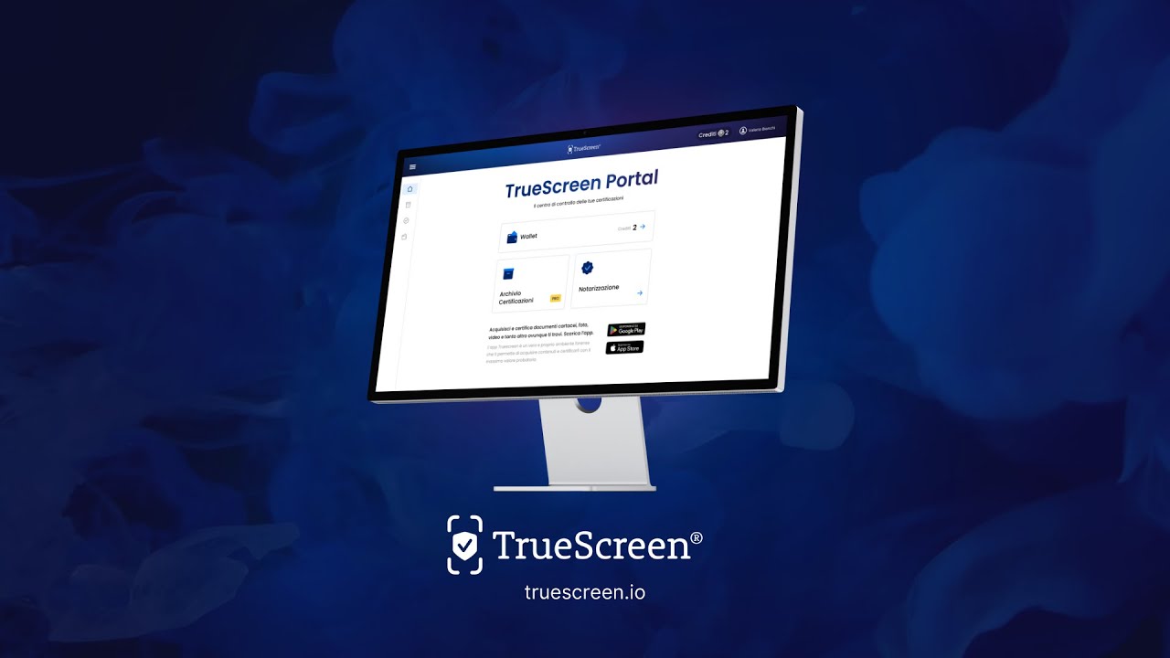 TrueScreen Portal in action - YouTube