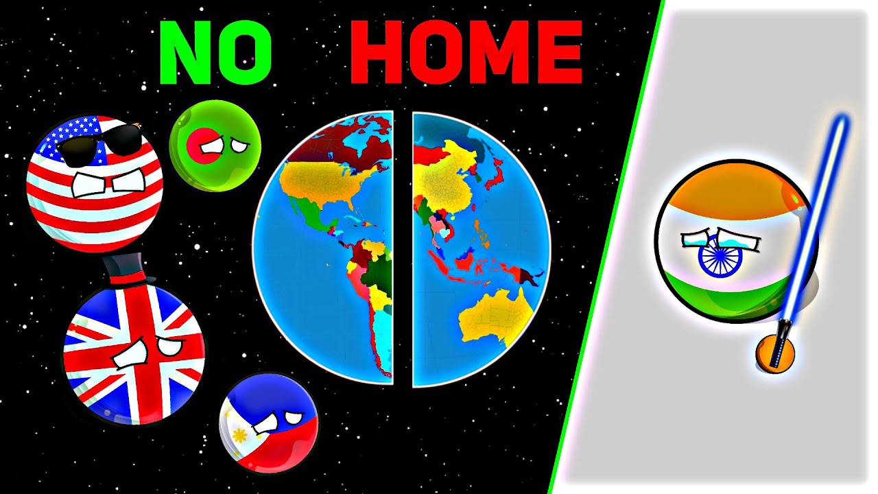[WHAT IF EARTH SPLIT INTO 2 PLANETS?] 🌍🚀🤣 || NO HOME LEFT!☠️😂 # ...