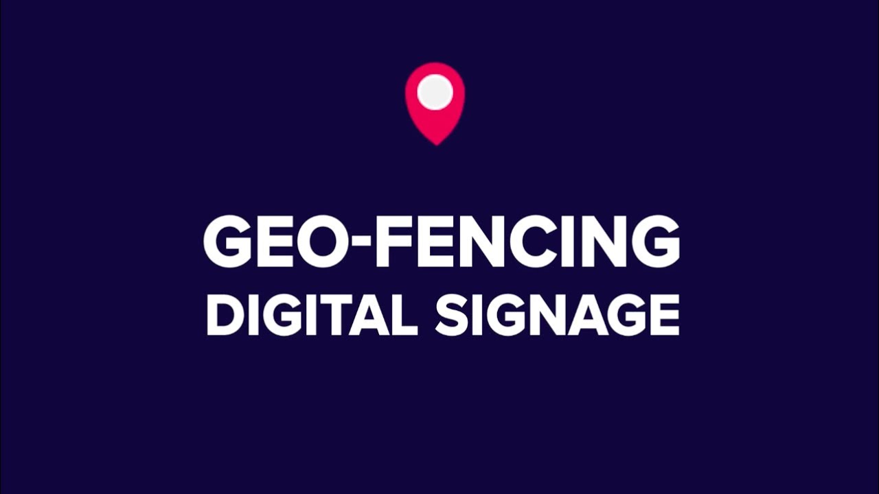 Geo-fencing Digital Signage with embed signage - YouTube