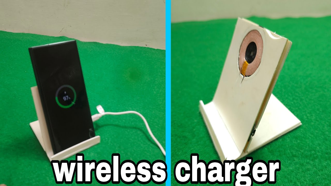 wireless mobile charger || wireless mobail charger homemade - YouTube